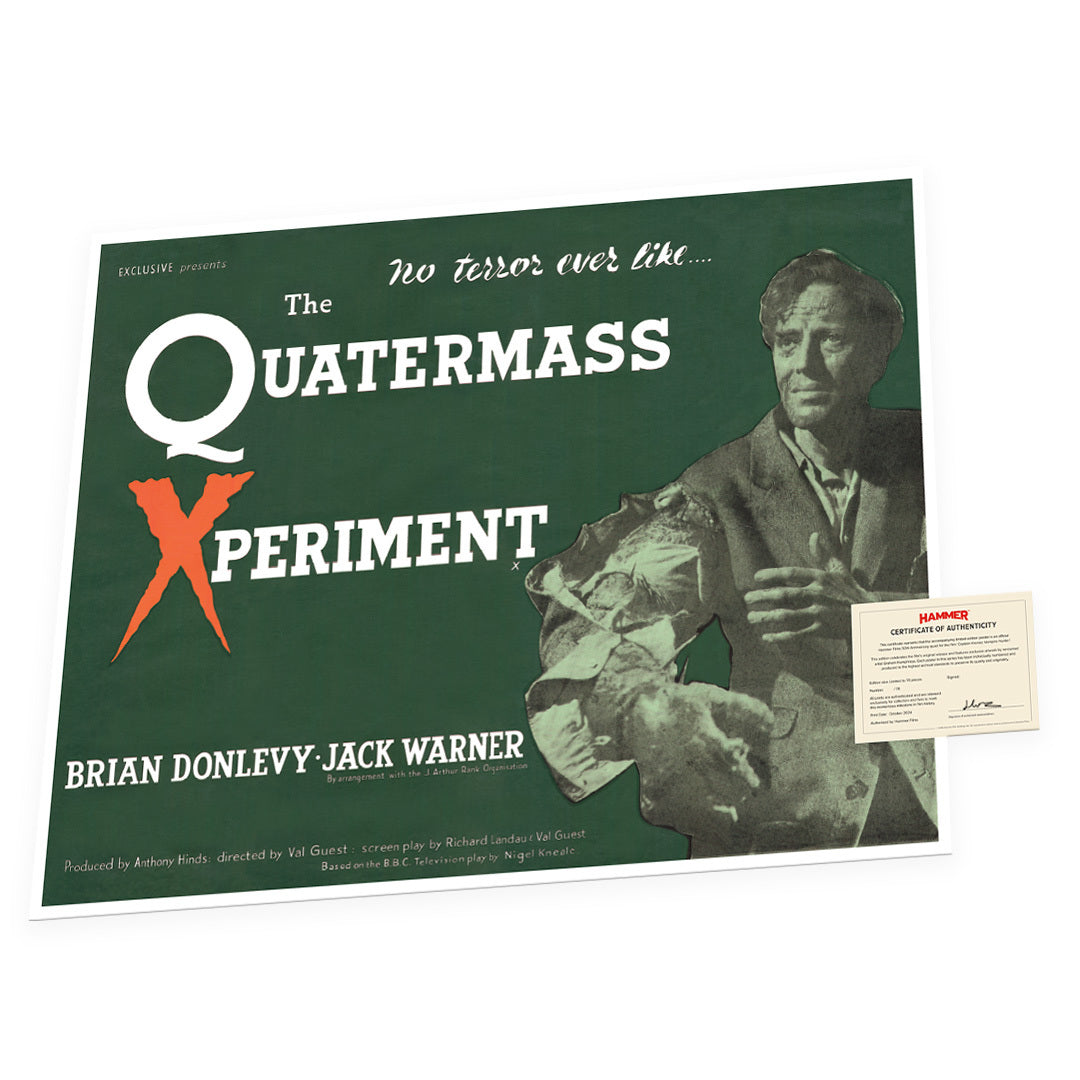 Quatermass Xperiment Limited Edition Quad Poster – Hammer Films