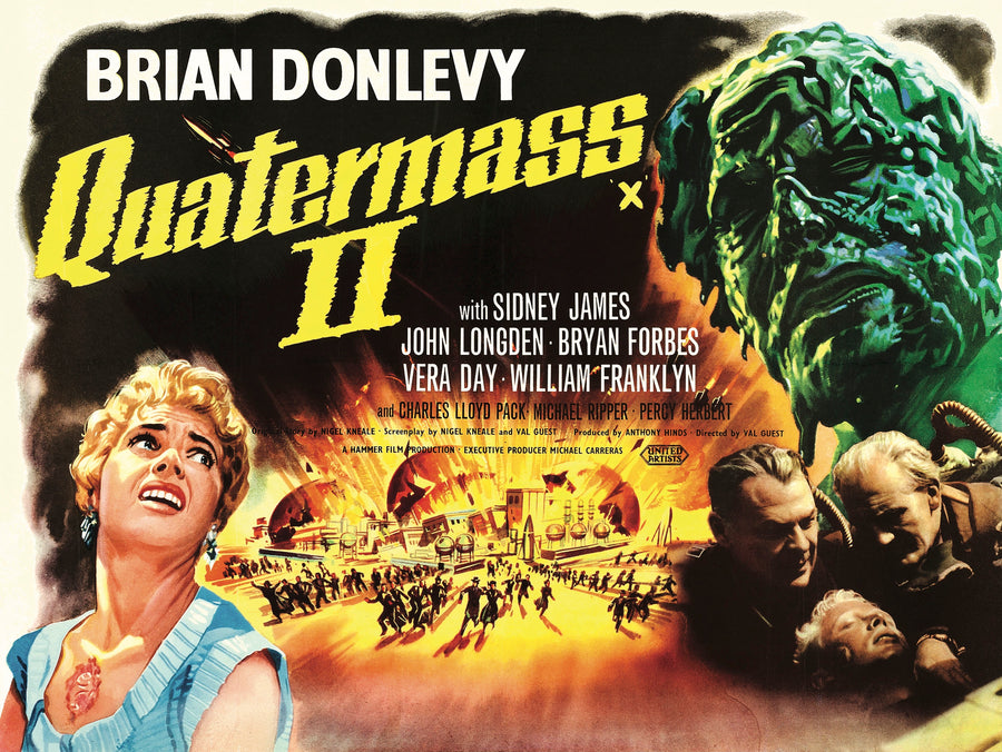 Quatermass 2 Limited Edition Quad Poster – Hammer Films